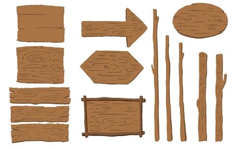 사파리 배경 세트의 나무 배너 컬렉션입니다 생일 초대장 엽서 및 스티커를 위한 편집 가능한 벡터 그림 0명에 대한 스톡 벡터 아트 및 기타 이미지 Istock