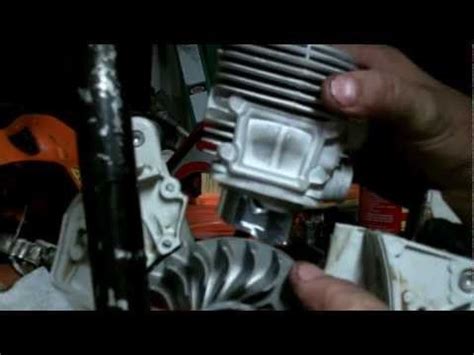 PART 3 STIHL TS420 TOP END ENGINE REBUILD Stihl Chainsaw Repair