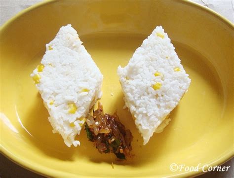 Bada Iringu Kiribath Sri Lankan Milk Rice With Fresh Corn Food Corner