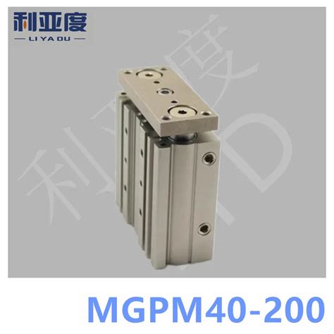 SMC Type MGPM Thin Cylinder With Rod MGPM Three Axis Three Bar MGPM Pneumatic