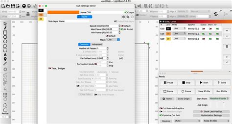 Actual Machine Cutting Speed Is Only 1mm S Lightburn Software Questions Lightburn Software Forum