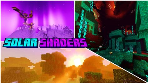 Solar Shader Para Minecraft Bedrock 121 Shader Para Minecraft Pe 121