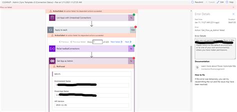 Bug Cleanup Admin Sync Template V Connection Status Cannot Delete Flow App Permission