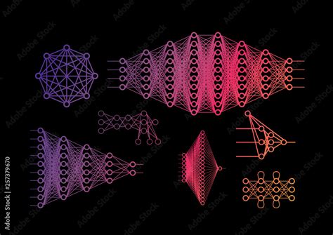 a lot of neural network diagram input and output data hidden layers