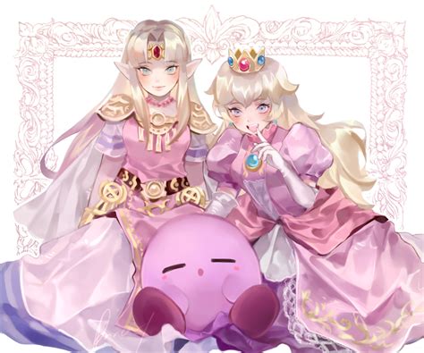 Princess Zelda Kirby And Princess Peach The Legend Of Zelda And 4