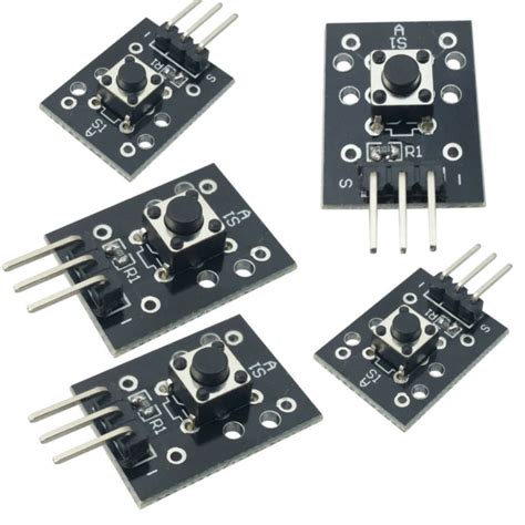 Push Switch Key 3Pin Module KY004 KY 004 Power Tool Key Switch Single Button 6x6x5mm Module