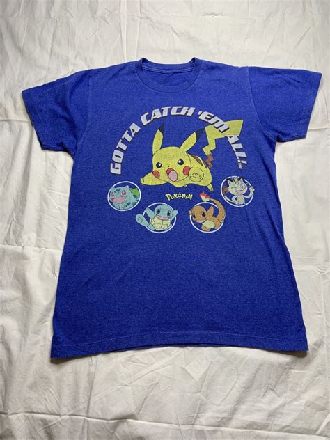 Official Pokemon Gotta Catch Em All Graphic T Shirt B… Gem