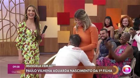 Paulinho Vilhena se declara à esposa que comemora desistência do No