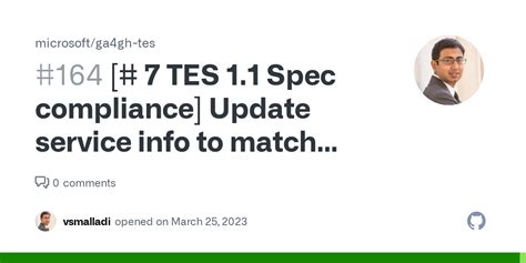 Update Service Info To Match Ga4gh Spec · Issue 164 · Microsoftga4gh