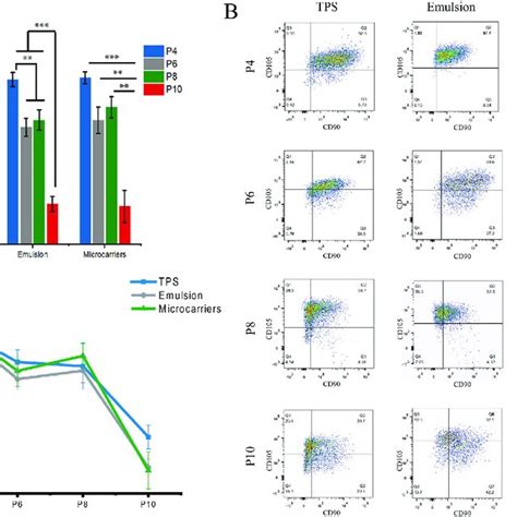 Msc Expression Of Surface Markers At Different Time Points When