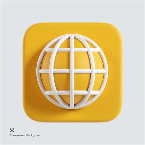 Premium Psd Browser 3d Icon Illustration
