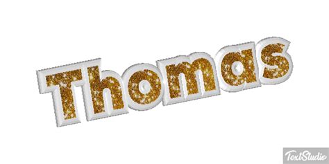 Thomas Name Animated  Logo Designs