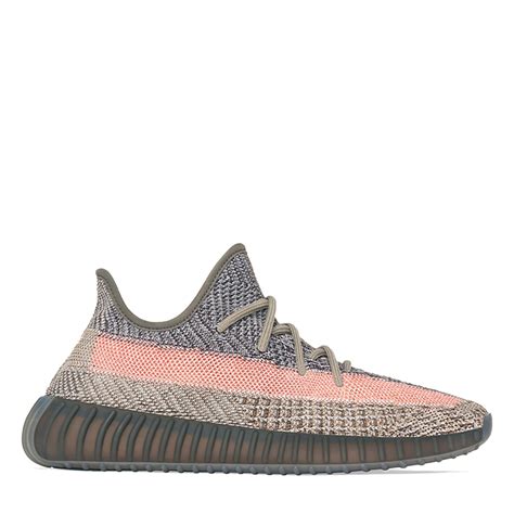 Yeezy Mens Boost 350 V2 Ash Stone Sneakers With Boost™ Technology