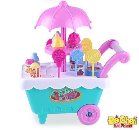 Bộ đồ Chơi Xe đẩy Bán Kem Cho Bé