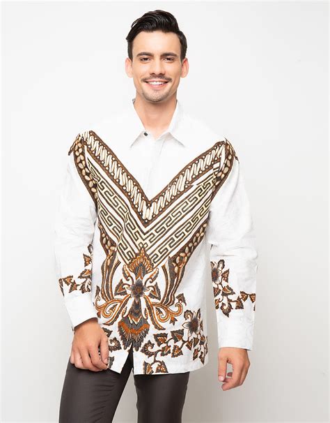 Arjuna Weda Kemeja Motif Batik Sen
