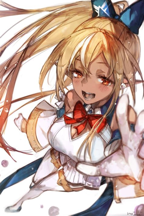 Shiranui Flare Hololive Drawn By Dokurodeluxe Danbooru