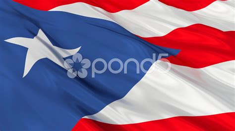 Puerto Rican Flag Waving Drawing