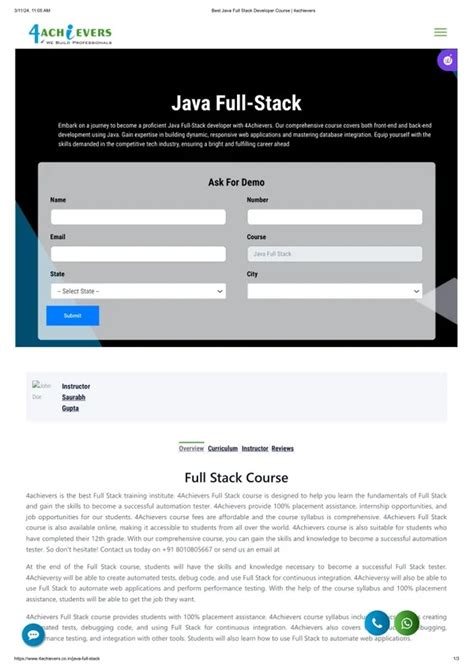 Ppt Full Stack Java Developer Course Powerpoint Presentation Free