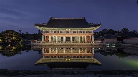 Erco Ilumina El Palacio Gyeongbokgung En Seúl Moderna Tecnología Led