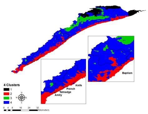 Stream Types Based On Four Clusters Classes Are Based On Local Download Scientific Diagram