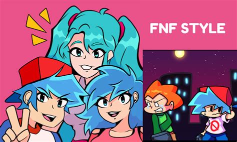 Make Your Character In Fnf Style Animated Fnf Sprite Fnf Mod Xml Background By Dannsig Fiverr