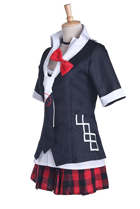 Super Danganronpa Junko Enoshima Cosplay Costume Shcool Uniform Dress