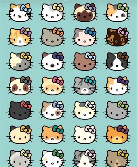 Multiple Hello Kitty Faces