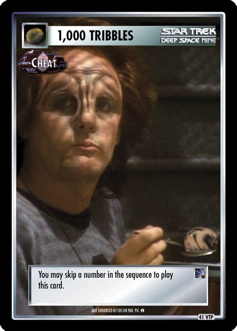 1000 Tribbles Cheat Vp Cardguide Wiki Fandom