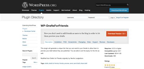 Share A Wordpress Blog Post Draft With A Friend