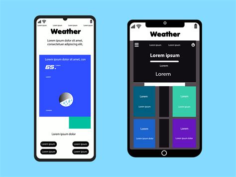 Weather Forecast Interface Design For Mobile Application 15934090