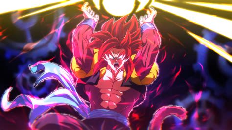 Rom Gogeta Gogeta Xeno Dragon Ball Dragon Ball Gt Dragon Ball Heroes Babe Arms Up