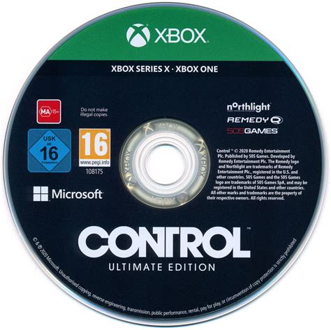 Control Ultimate Edition Cover Or Packaging Material Mobygames