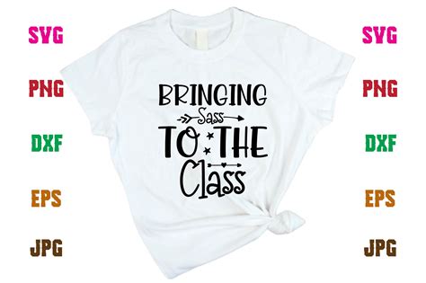 Bringing Sass To The Class Graphic By Craft Sublimation · Creative Fabrica