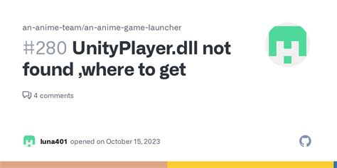 Unityplayerdll Not Found Where To Get · Issue 280 · An Anime Teaman