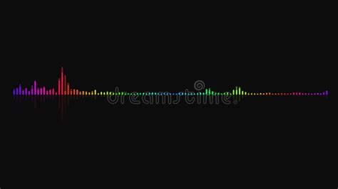 Abstract Audio Visualizer Equalizer Digital Illustration Backdrop