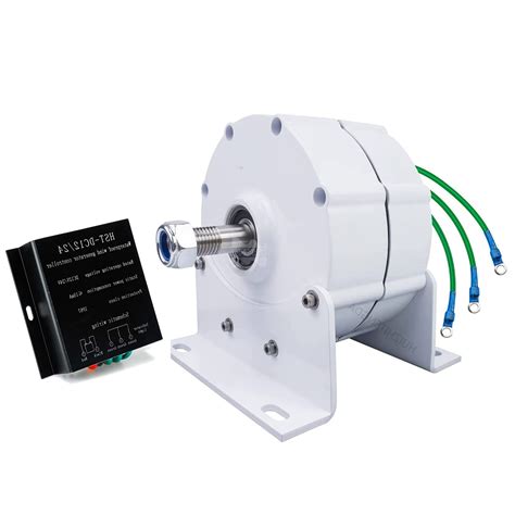 Low Speed 3 Phase Gearless Permanent Magnet Generator 5000w 48v