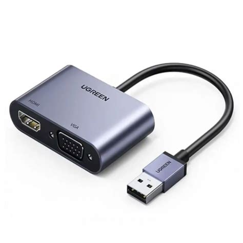Ugreen 20518 Usb 30 To Hdmi Vga Converter Kimostore