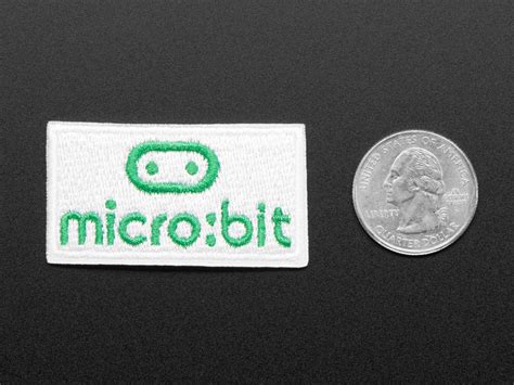 Microbit Skill Badge Iron On Patch Adafruit Ada3682 Core Electronics Australia