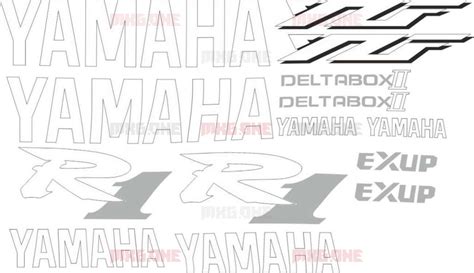 Yamaha Yzf R1 Logos Decals Stickers And Graphics Mxgone Best Moto