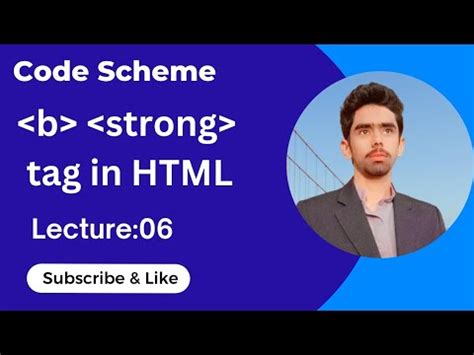 What Is Bold Strong Tag In HTML Different Bold Vs Strong In HTML Code Scheme YouTube