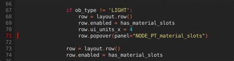 Python How To Add Material Slot List To Panel On My Addon Blender Stack Exchange
