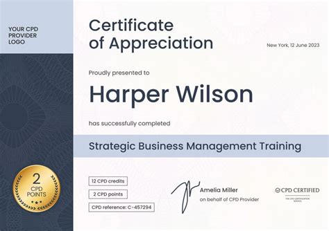 Cpd Certificate Templates Download And Edit For Free