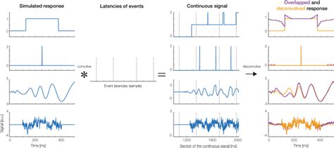 Deconvolution Results For Simulated Signals Four Types Of Responses