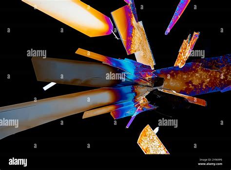 Polarised Light Micrograph Of Aspirin Crystals Aspirin Is A Nonsteroidal Anti Inflammatory Drug