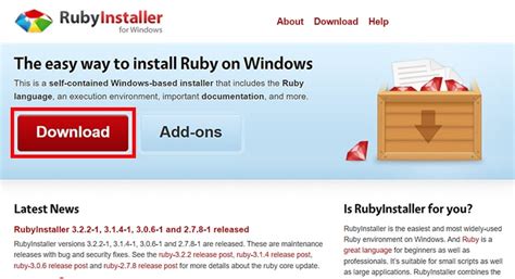Windows에서 프로그래밍 언어 Ruby 설치하고 Ruby의 역사에 대해 간략하게 알아보자 기술비밀공유소 소프트웨어 개발과 It 혁신의 열쇠를 찾아서