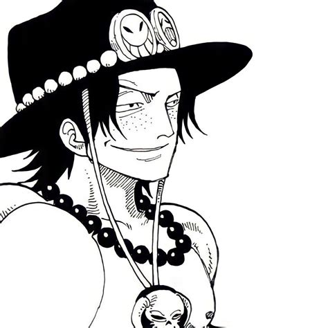 𝓟𝓸𝓻𝓽𝓾𝓰𝓪𝓼 𝓓 𝓐𝓬𝓮 • One Piece Manga One Piece Ace Character Art