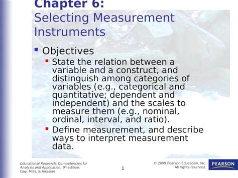 Ppt Chapter 6 Selecting Measurement Instruments Dokumen Tips