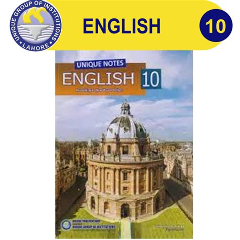 Unique Notes English Class 10 Daraz Pk