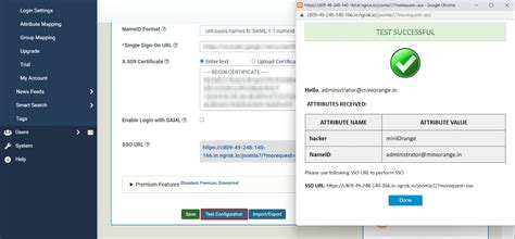 login using netiq into joomla netiq saml single sign on sso