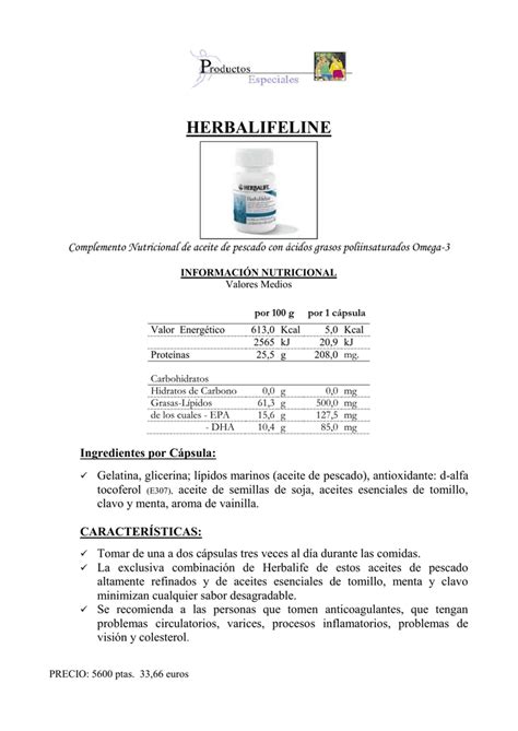 Complemento Nutricional de aceite de pescado con ácidos grasos